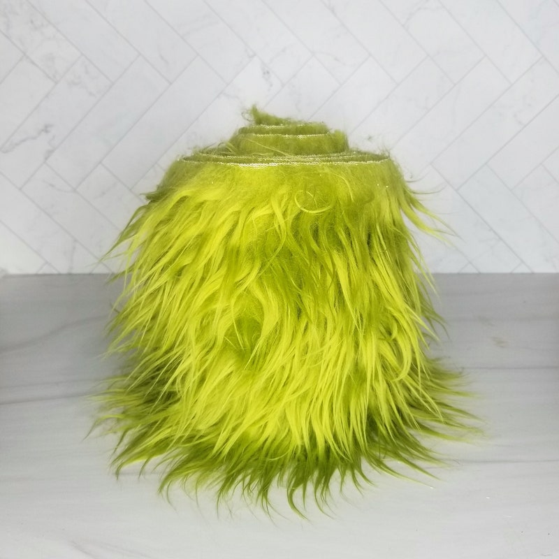 Grinch Green Fur Hat - Etsy UK