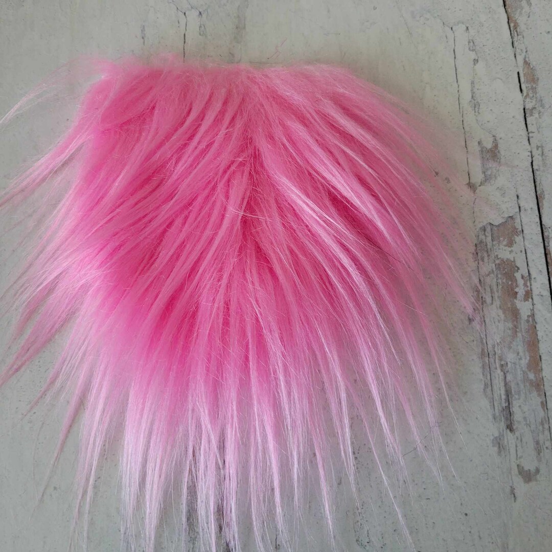 6 Pk / 12 Pk / 24 Pk Pink Taffy Pre-cut Smooth Gnome Beard - Long Pile ...