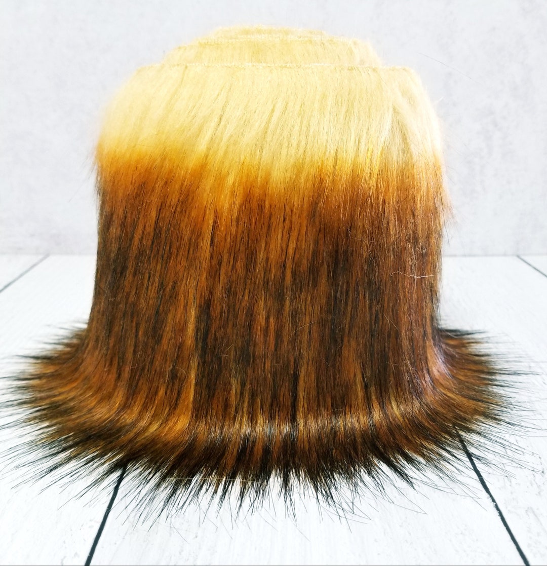 Redwood Wolf Luxury Faux Fur Trim - Gnome Craft Fur - Handmade Gnomes ...