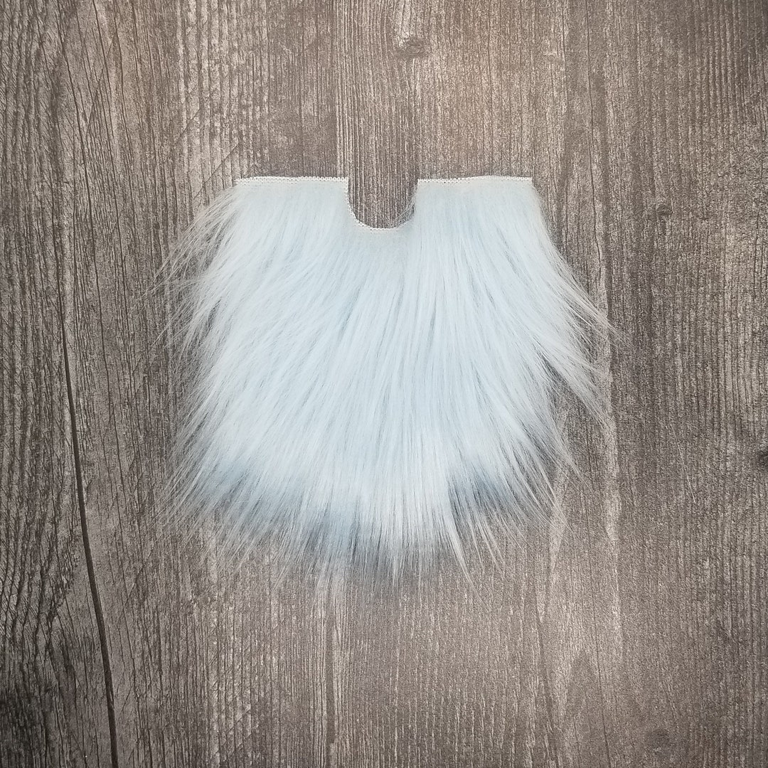 Pre-cut Gnome Beard Baby Blue Gnome Beard Faux Fur Beard - Etsy