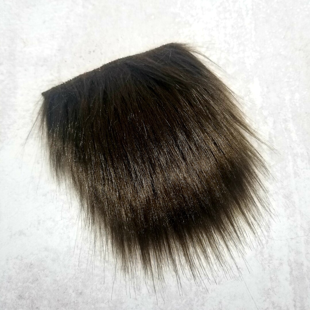 6 Pk / 12 Pk / 24 Pk Chocolate Brown Pre-cut Gnome Beard - Medium Pile ...