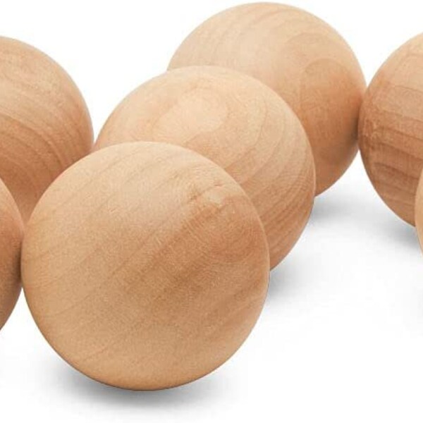 Wood Balls - Etsy