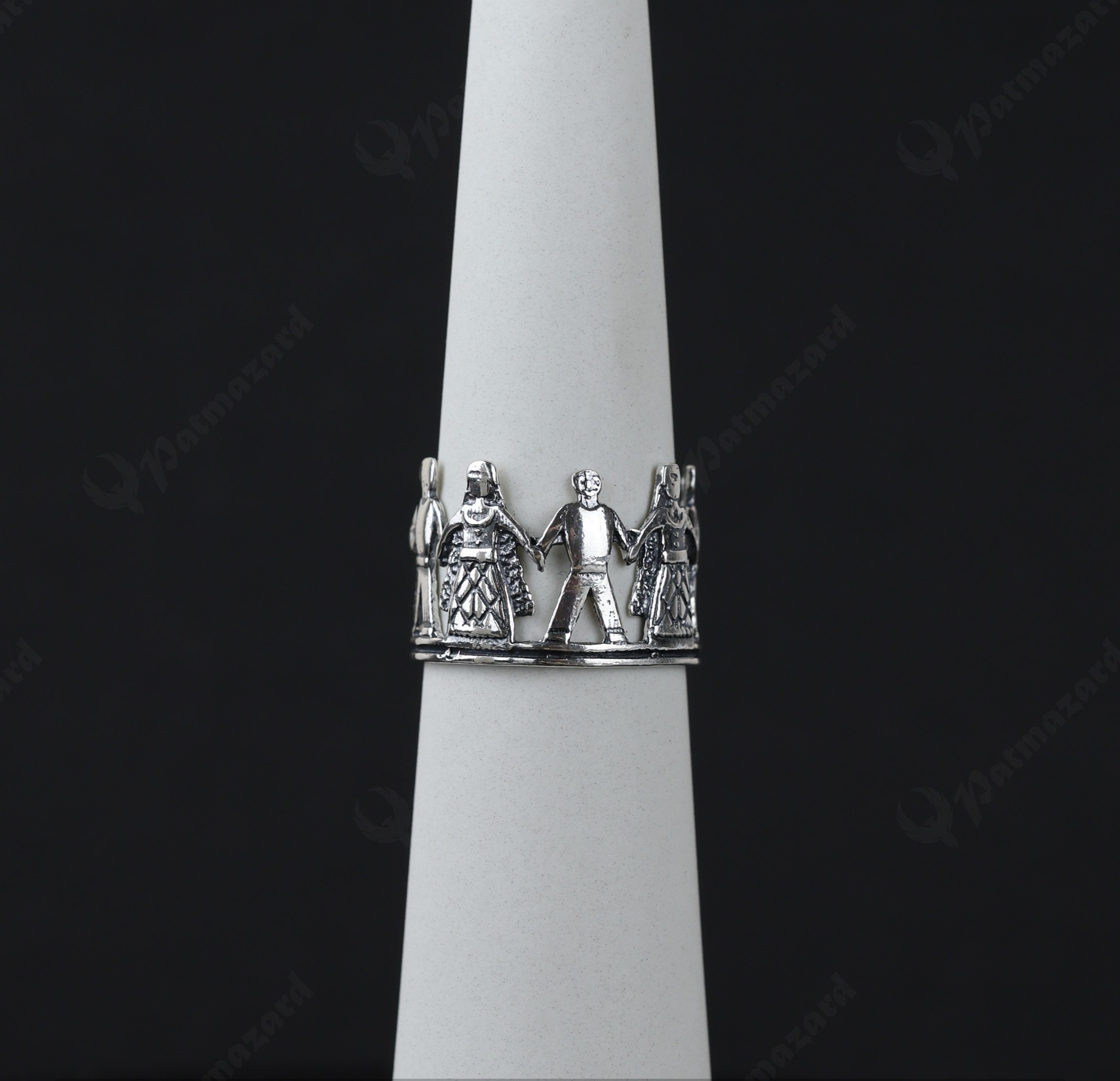 Armenian Traditional Qochari Dancers Ring Handcrafted 925 - Etsy