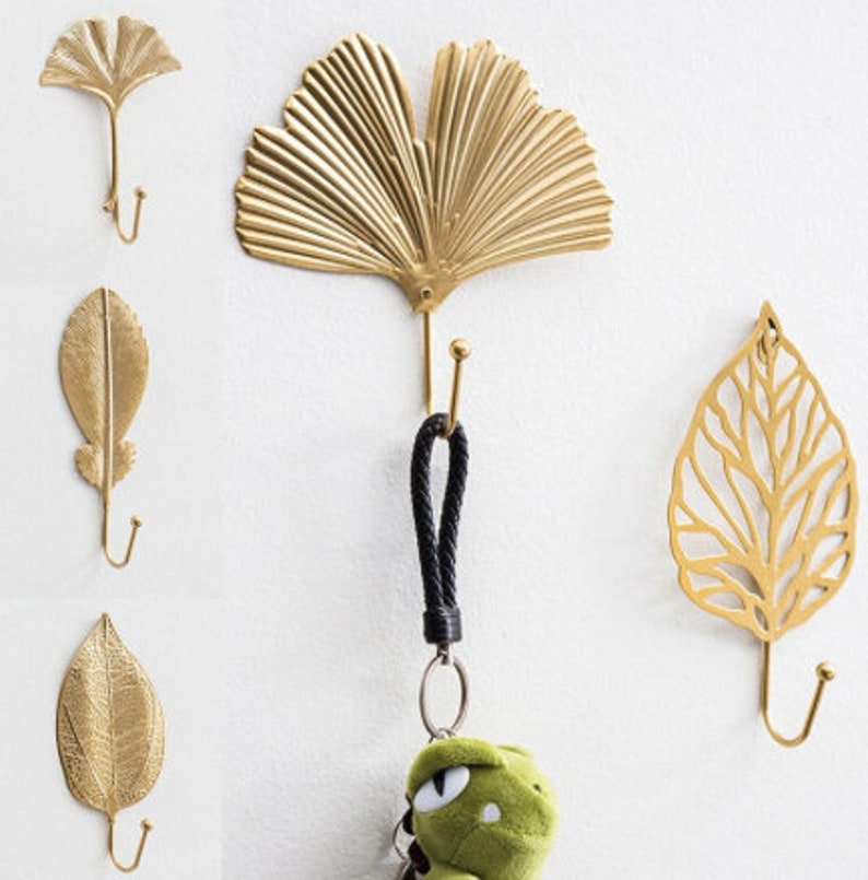 Set of Two Beautiful Elegant Hooks, Home Decor Hooks, Nature Hooks ...