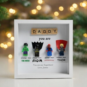 Personalized Father's Day Photo Frame, You Are My Superhero, Gift for ...