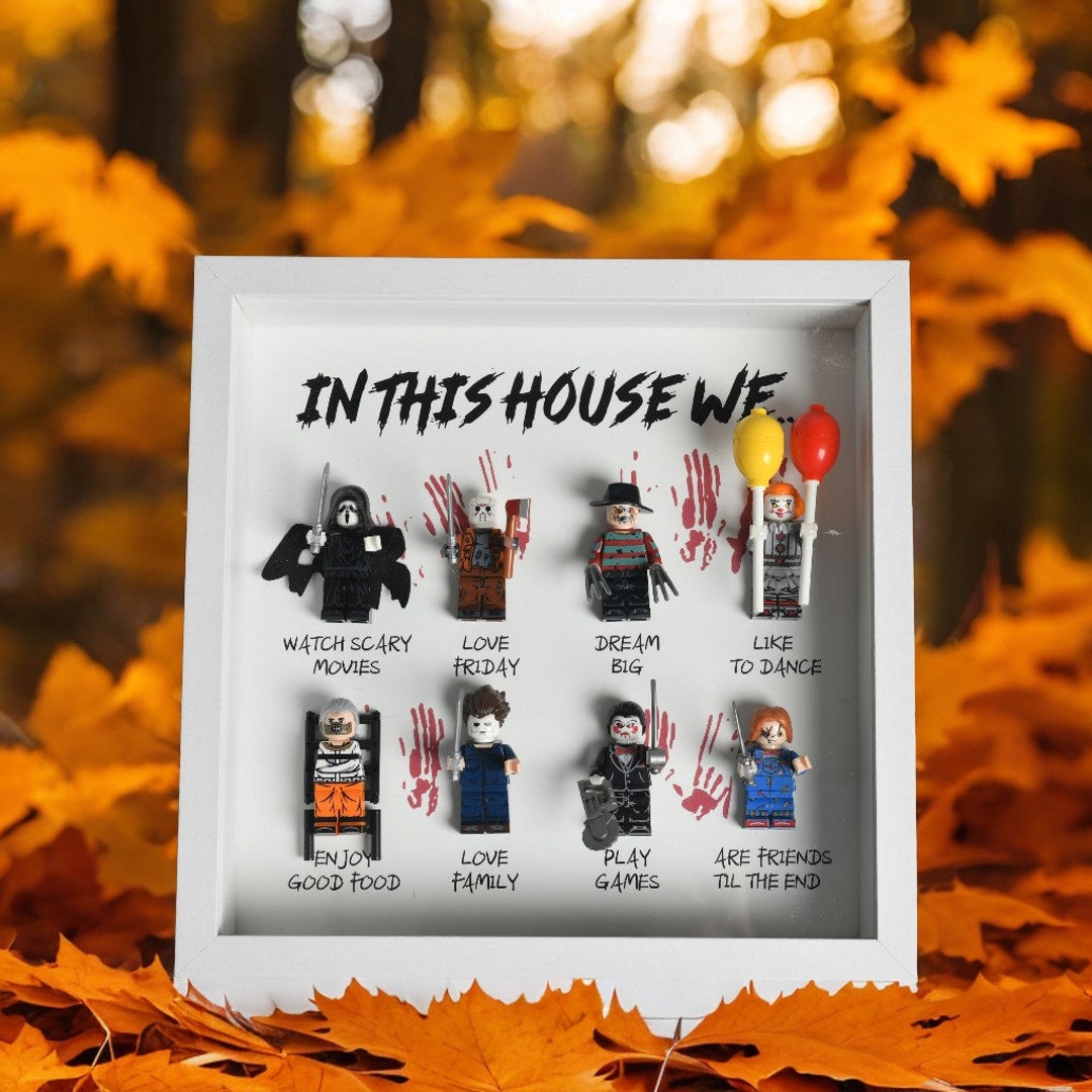 In This House We… Horror Gift Frame |handmade|halloween Scary Movie ...