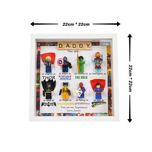 Personalized Father's Day Photo Frame, You Are My Superhero, Gift for ...