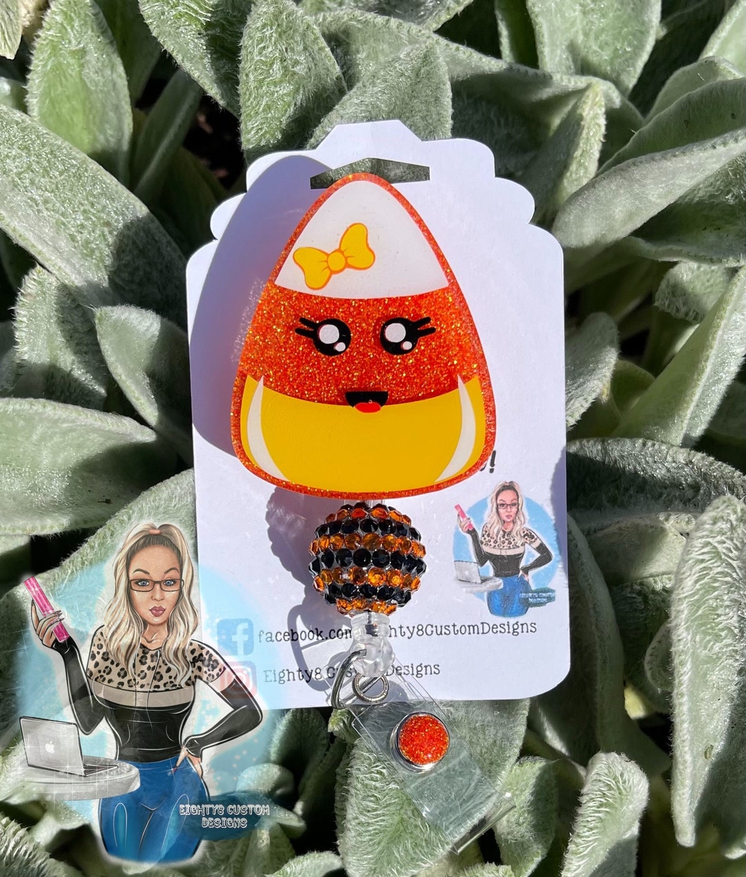 Candy Corn Retractable Badge Reel - Etsy