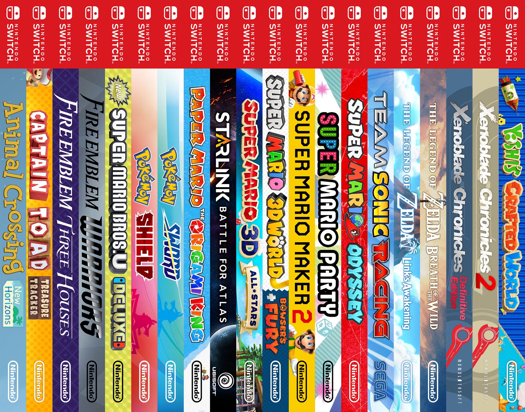 Custom Switch Spines - Etsy