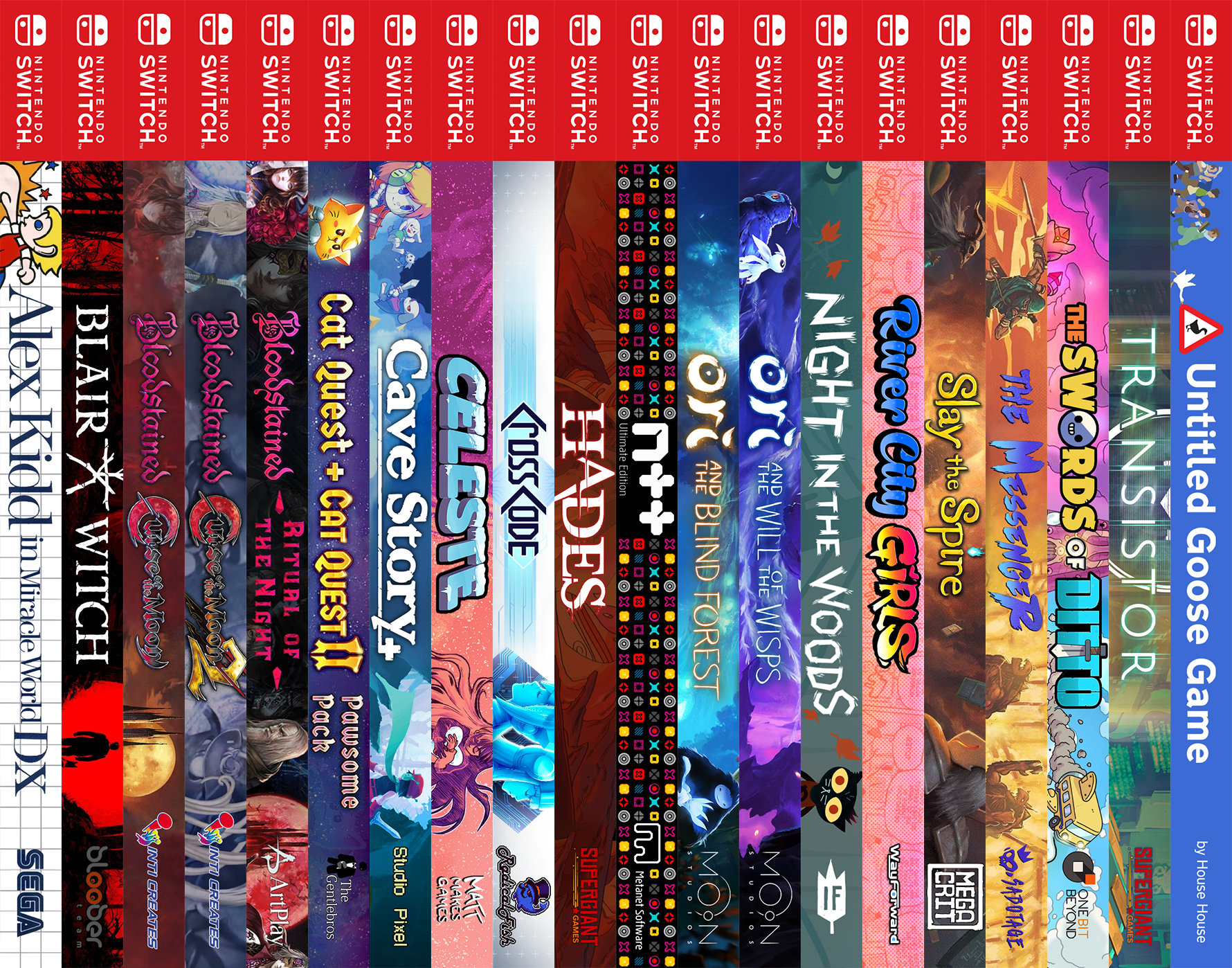 Custom Switch Spines - Etsy