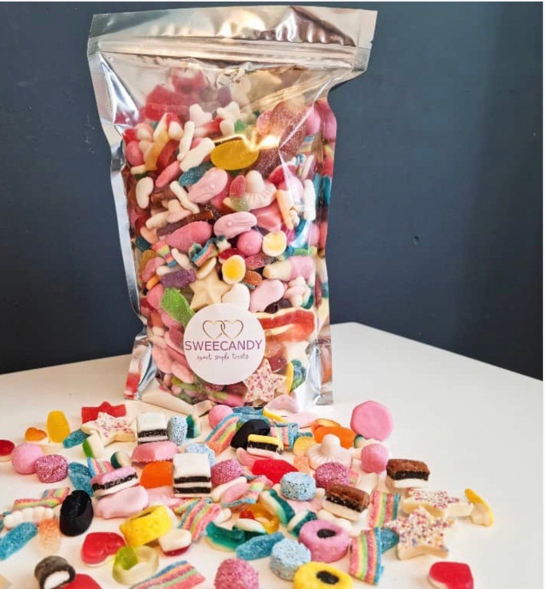 Pick and Mix 1KG Sweet Pouch - Etsy