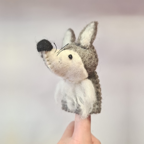 Felt Wolf - Etsy