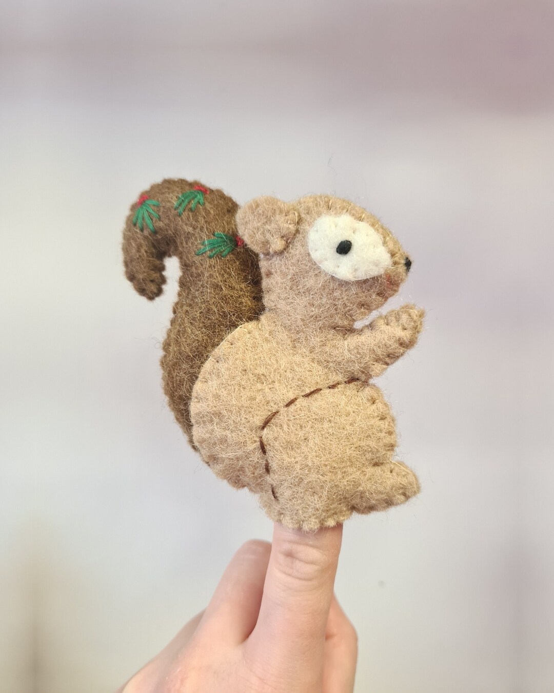 Squirrel Finger Puppet • Kids Storytelling Toy • Lovely Unisex Gift ...