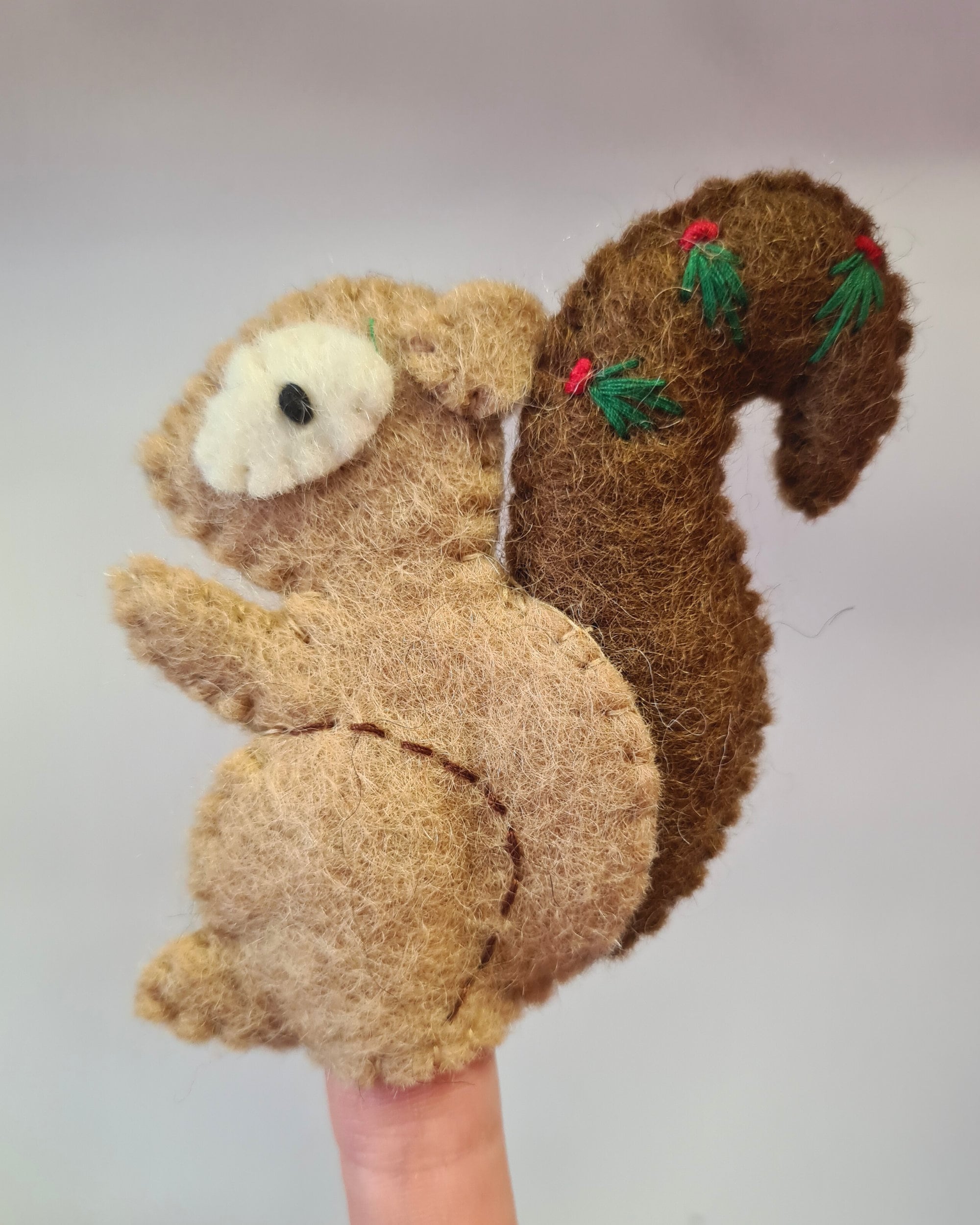 Squirrel Finger Puppet Kids Storytelling Toy Lovely Unisex - Etsy
