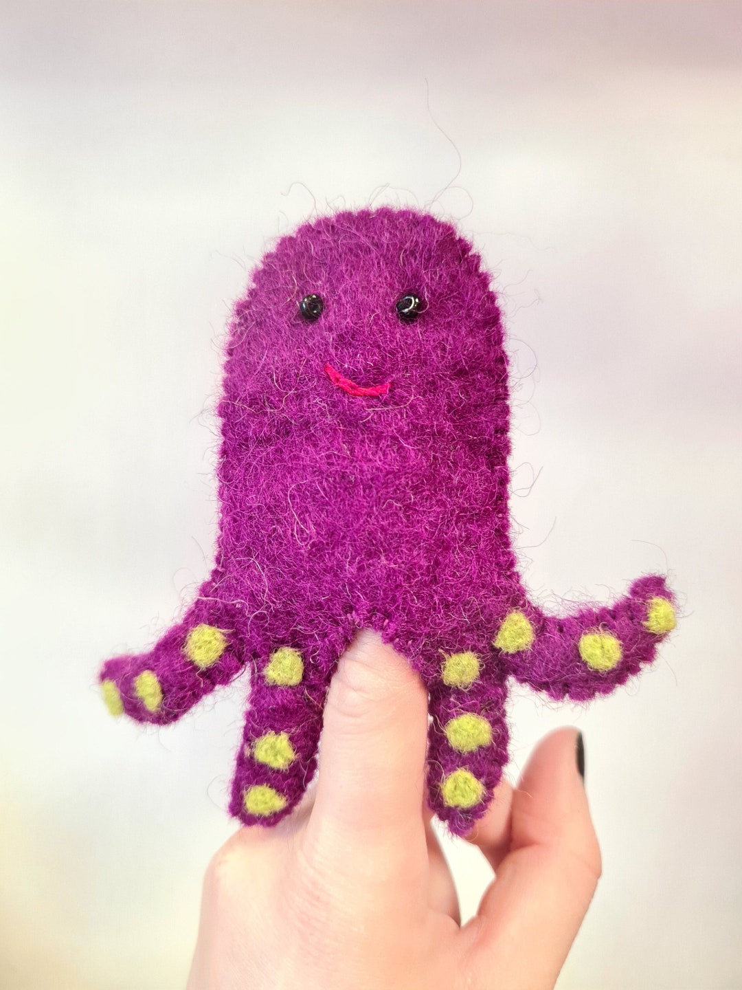 Octopus Finger Puppet • Kids Storytelling Toy • Lovely Unisex Gift ...