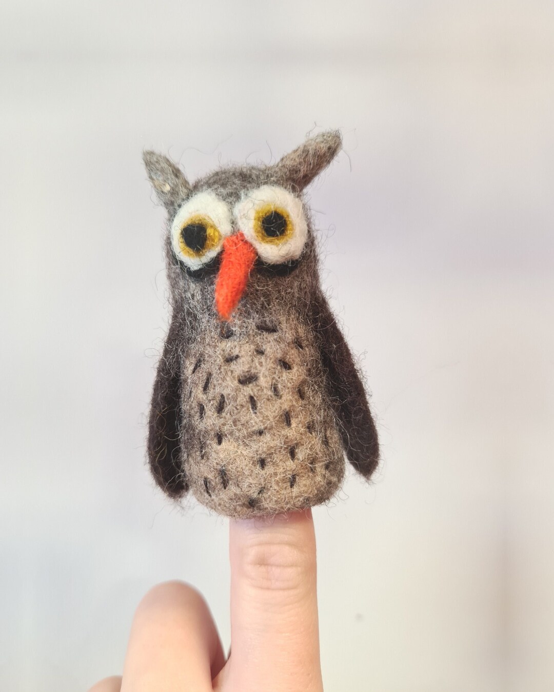 Owl Finger Puppet • Kids Storytelling Toy • Lovely Unisex Gift • Felt ...