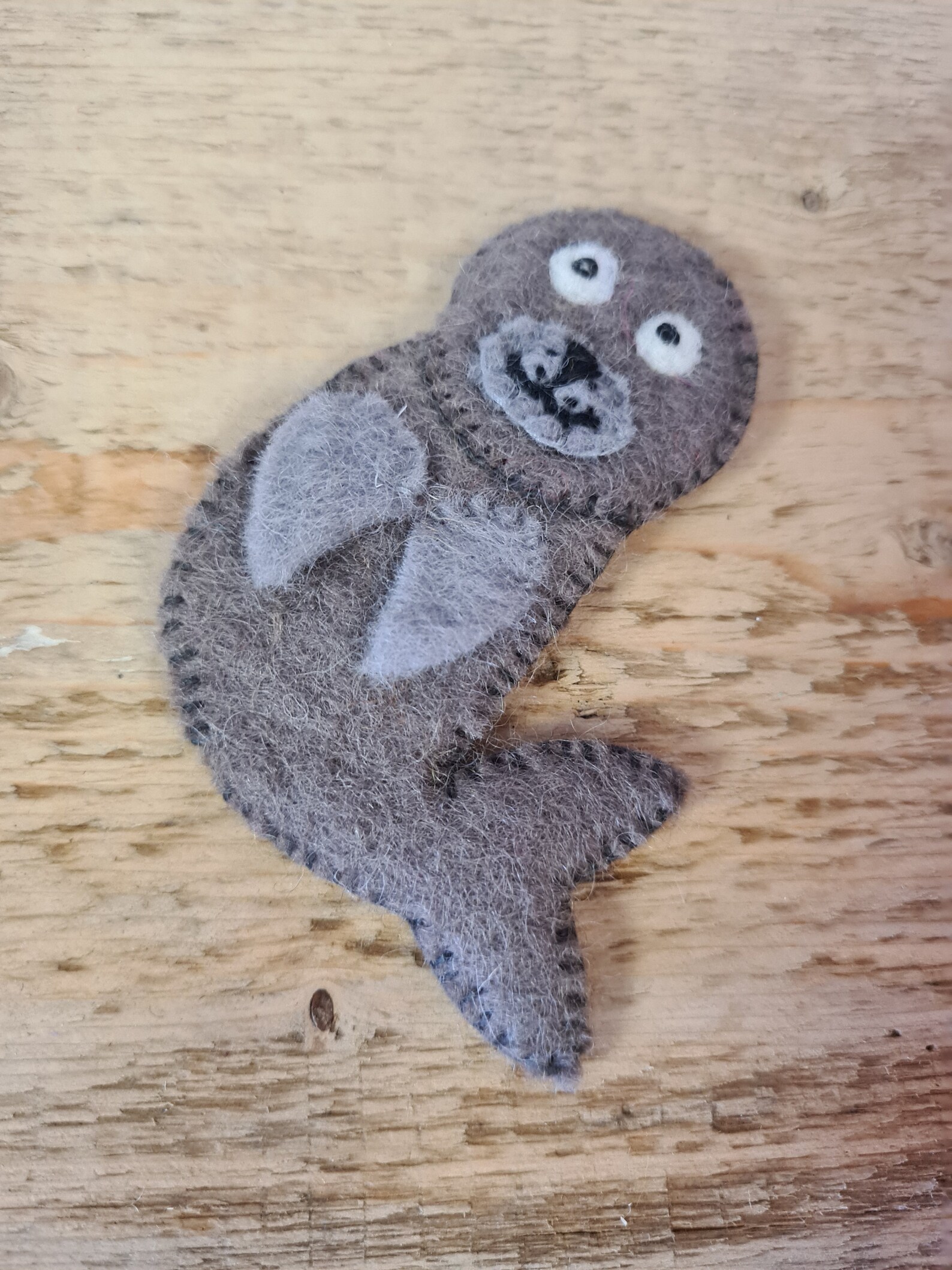 Grey Seal Finger Puppet • Kids Storytelling Toy • Lovely Unisex Gift ...