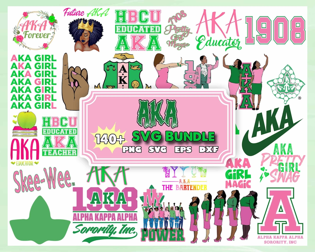 New AKA Svg Files for Cricut 1908 New Alpha Kappa Alpha - Etsy