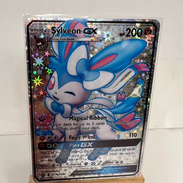 Shiny Sylveon Card - Etsy