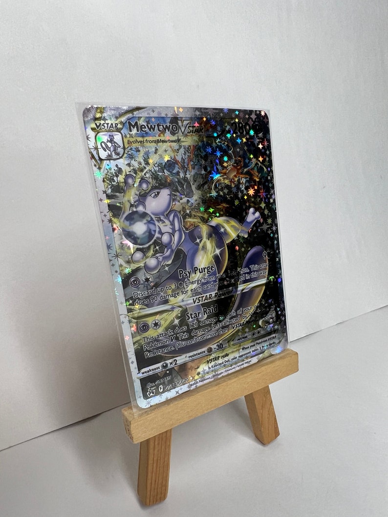 Unofficial Artist Made Mewtwo Vstar GG44/GG70 Crown Zenith Sudomon Full ...