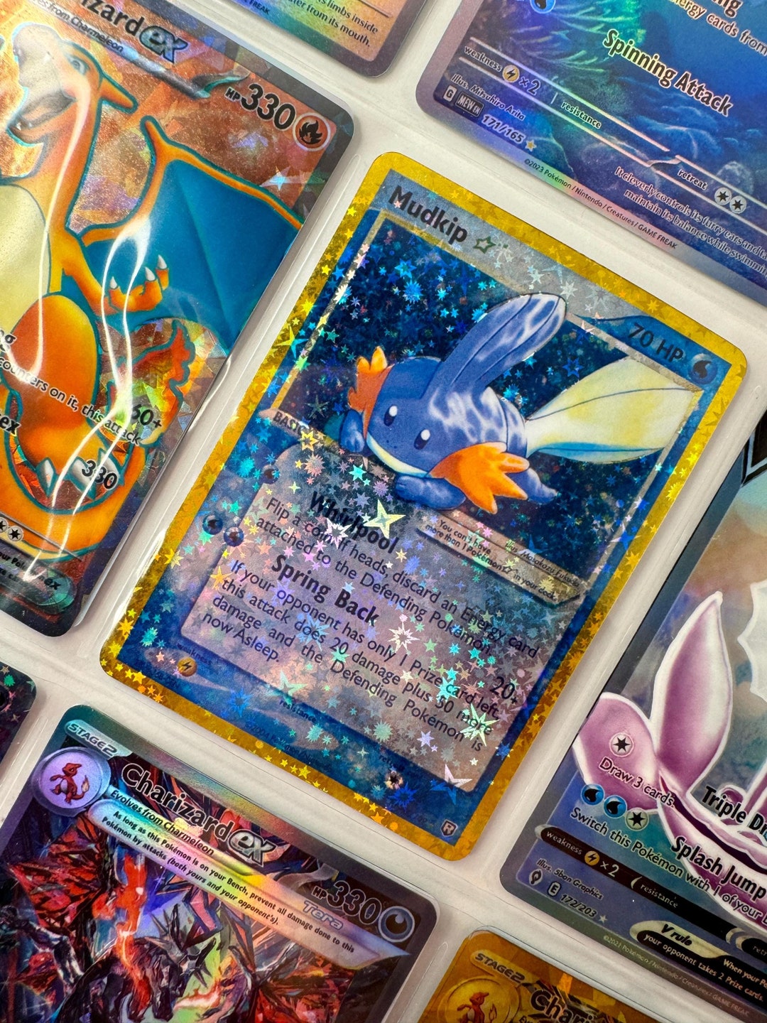 Unofficial Mudkip 107/109 Binder Display Place Holder Plastic Picture ...