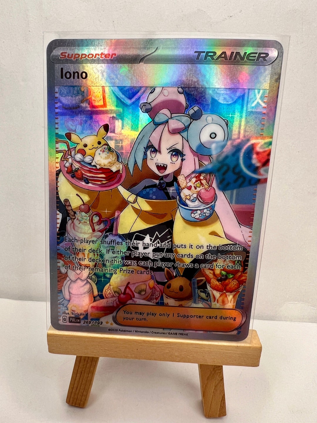 Unofficial Iono 269/193 Plastic Picture Binder Page Insert Wishlist ...