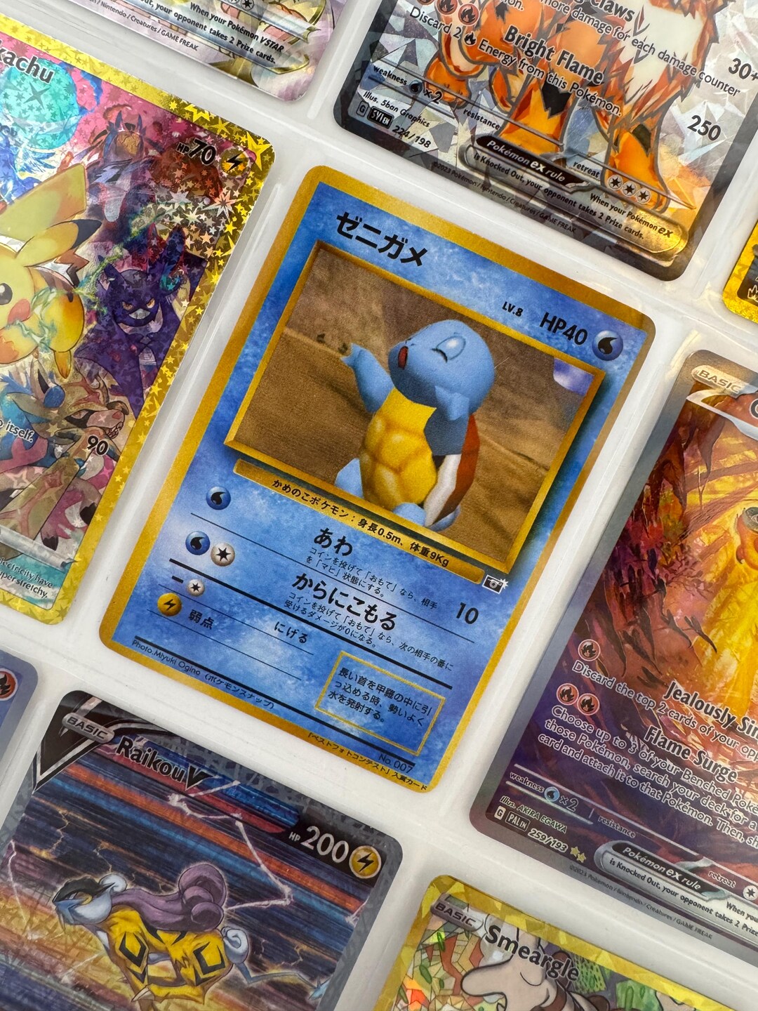 Unofficial Squirtle Snap Promo Japanese Hand Made Custom Nonholo Paper ...