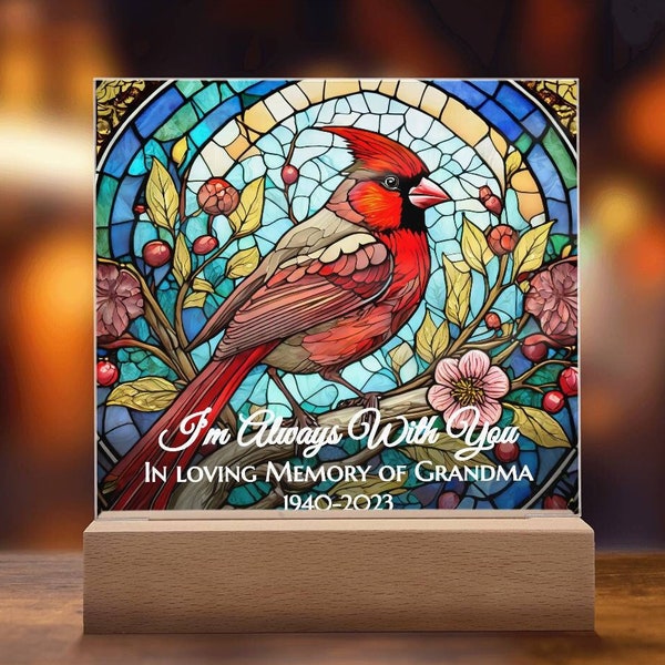 Cardinal Memorial Stone - Etsy