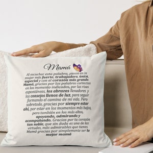 Feliz Dia De La Madre, Spanish Gifts for Mom, Custom Photo Pillow, Para ...