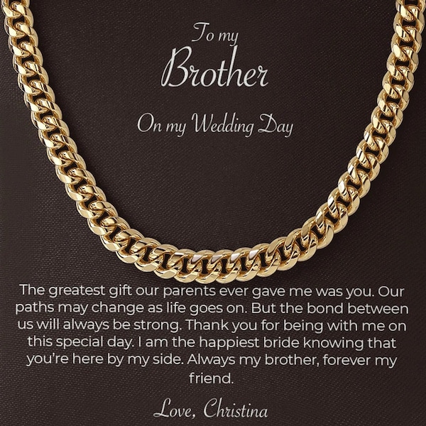 Brother Necklace - Etsy