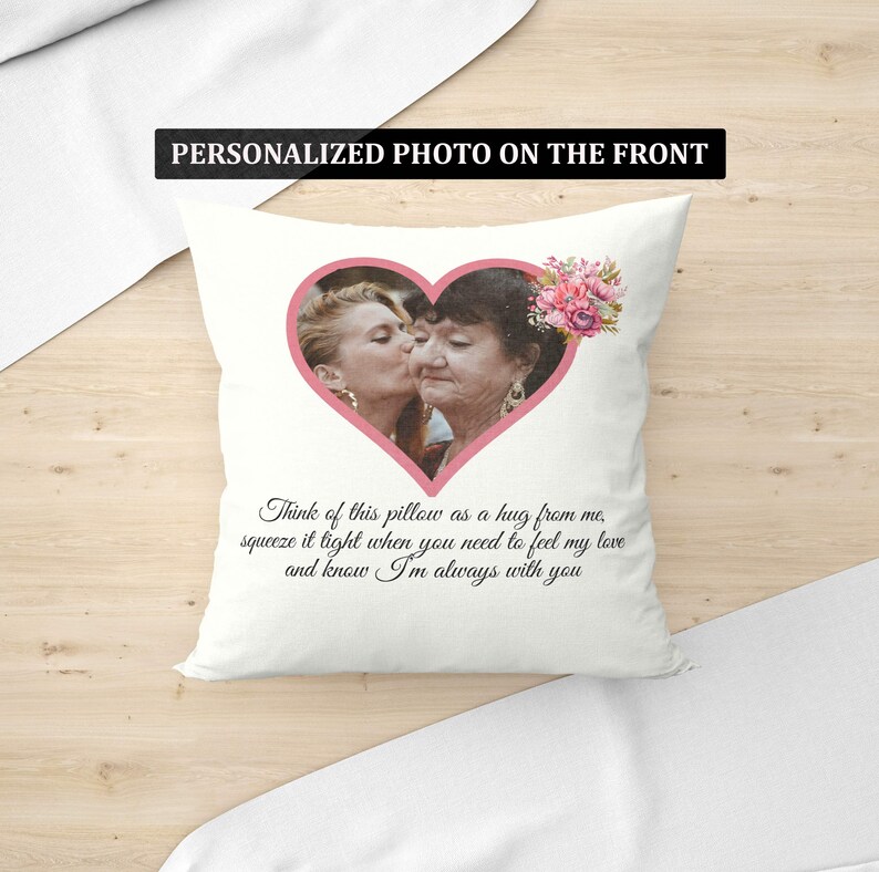 Custom Photo Pillow for Mom: Sentimental Gift, Personalized Decor - Etsy