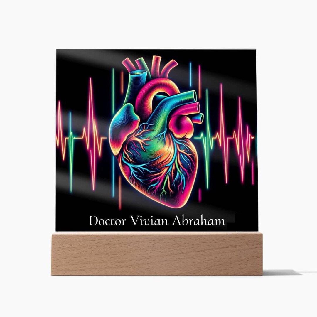 Cardiologist Personalized Gifts, Heart Surgeon Acrylic Plaque, Medical ...