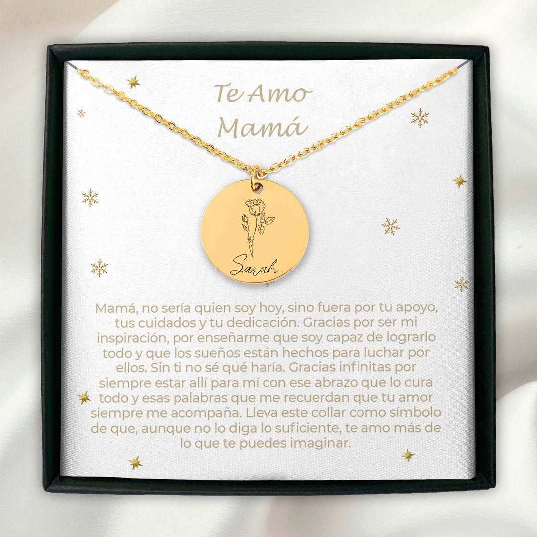 Regalo Para Mamá, Spanish Mothers Day Gift in Spanish, Personalized ...