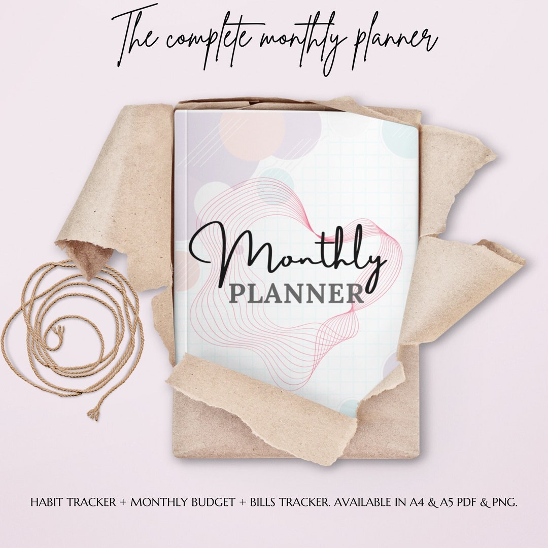 Monthly Planner, to Do List Printable, to Do List Planner Page ...