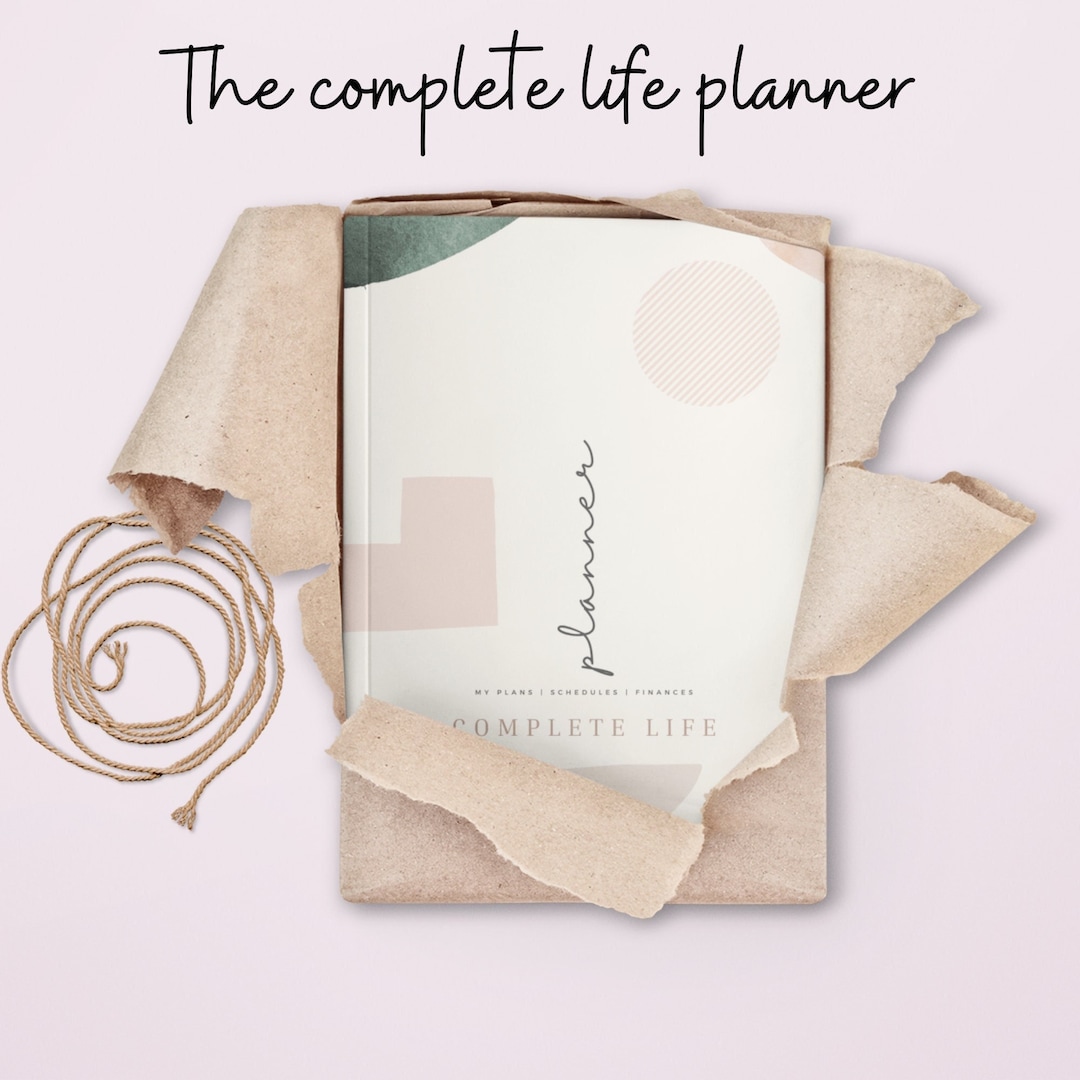 Complete Life Planner Digital Download Wellness Planner - Etsy