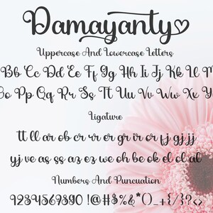 Sandra font heart font svg cursive font swoosh font swashy | Etsy