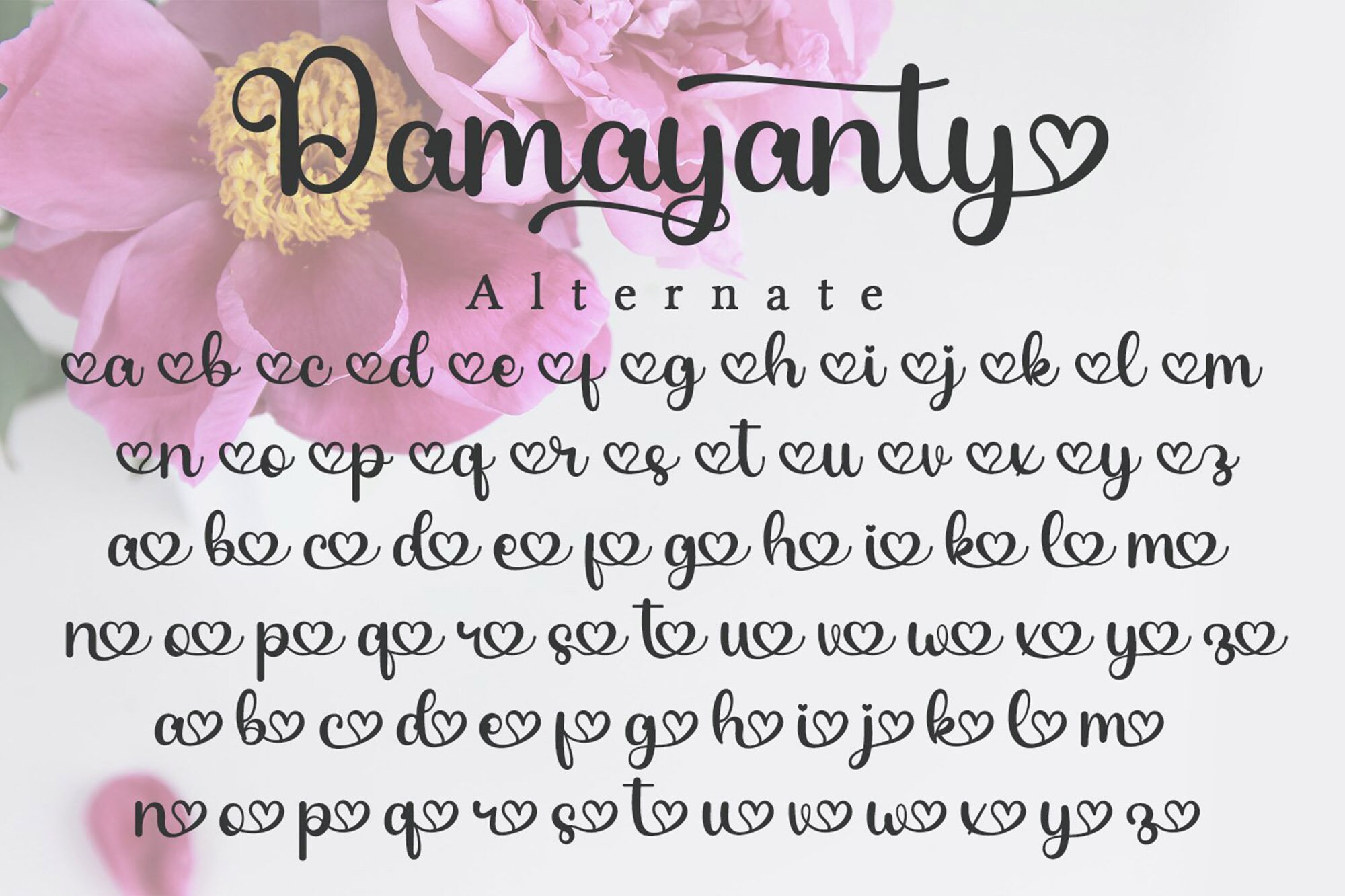 Sandra font heart font svg cursive font swoosh font swashy | Etsy