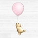 Classic Style Winnie the Pooh Flying With Balloon Clipart, PNG Pooh ...