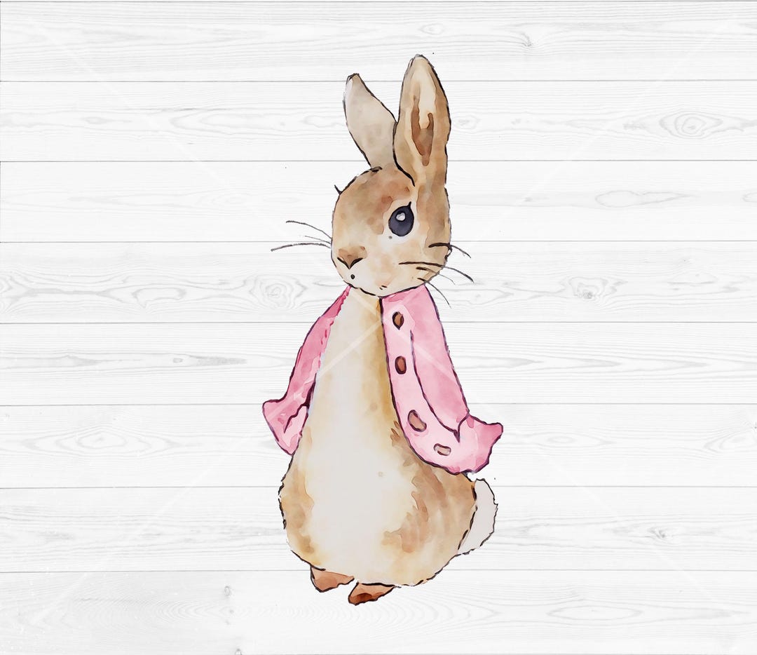 Peter Rabbit Pink PNG, Girl Peter Rabbit Clip Art, Instant Digital ...