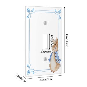 Peter Rabbit Light Switch Cover - Etsy