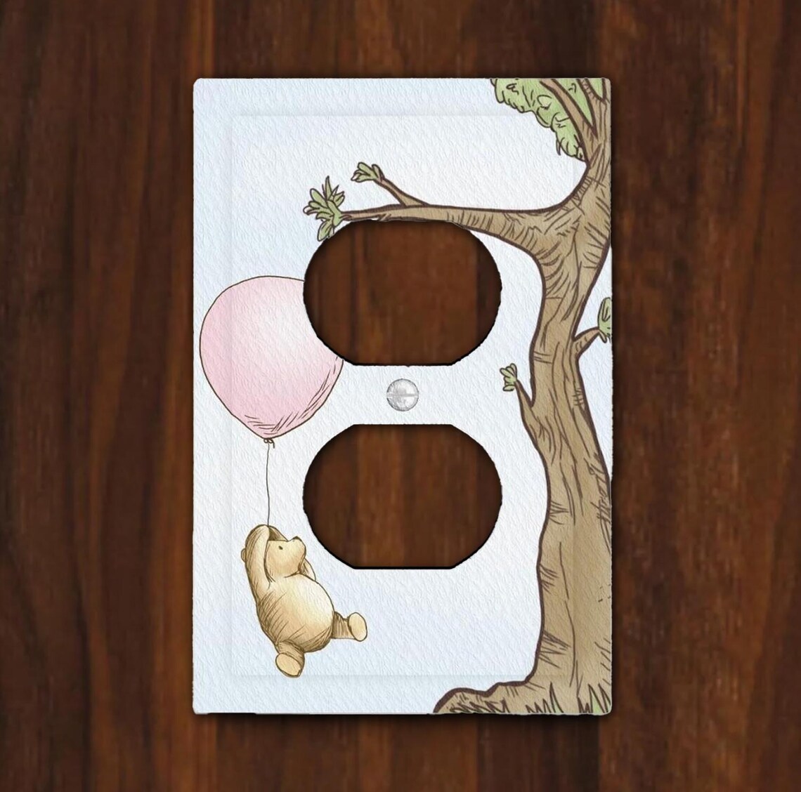 Classic Winnie the Pooh Outlet Cover, Pooh Nursery Room Decor - Etsy