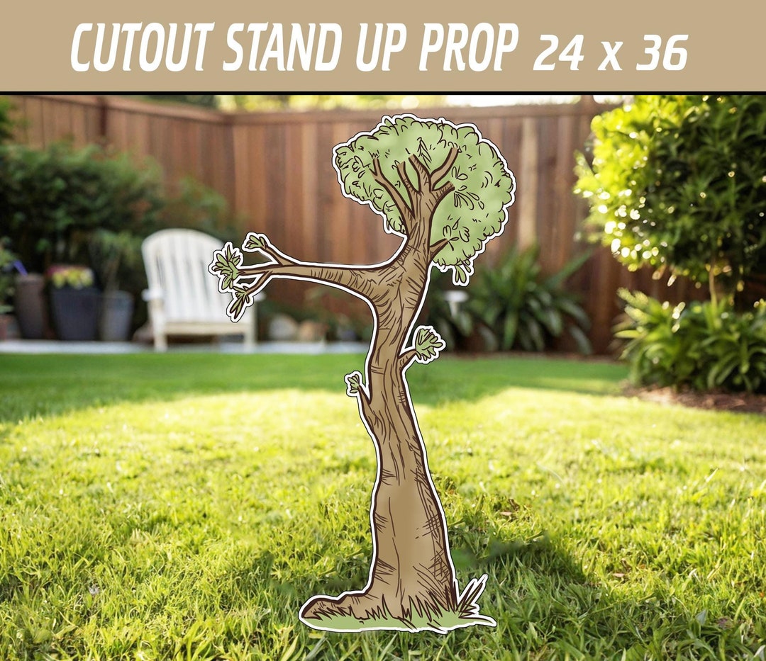 Classic Winnie the Pooh Large Cutout, Pooh Tree Baby Shower/birthday ...