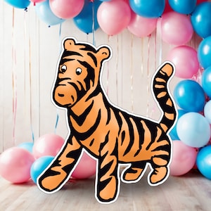 Tigger Classic Winnie the Pooh Decor Large Cutout, Vintage Tigger Baby ...