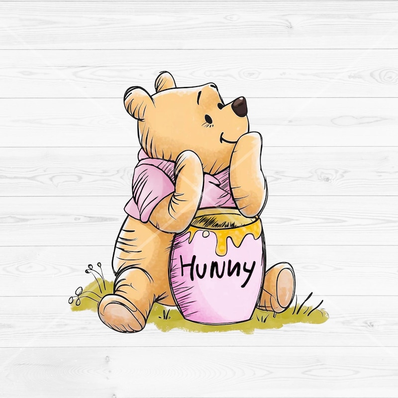 Winnie Pooh Template Box - Etsy