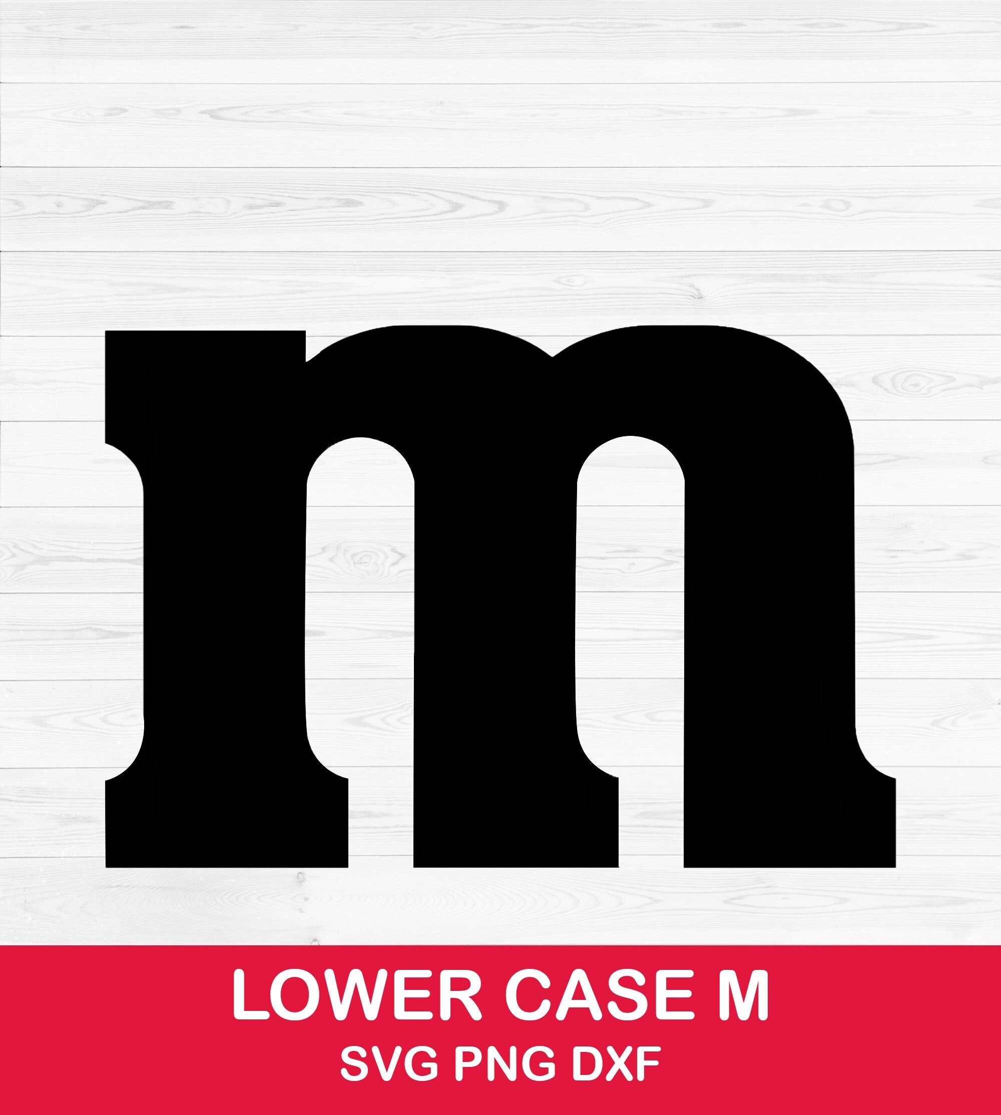 Lower Case Letter M Svg Png Dxf Clip Art M Cricut Silhouette - Etsy