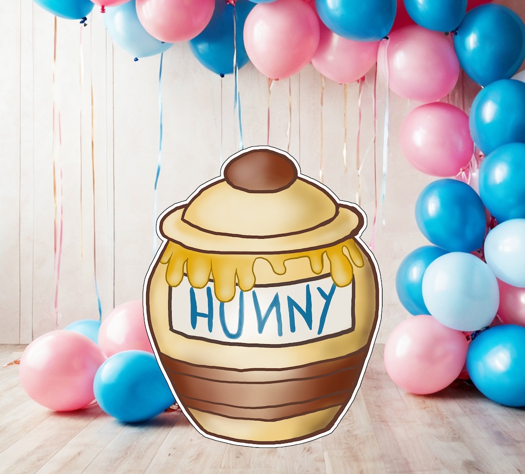 Classic Winnie the Pooh Hunny Pot Large Cutout, Birthday Yard Sign ...