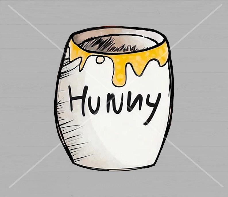 Winnie the Pooh Hunny Pot PNG Image - Etsy