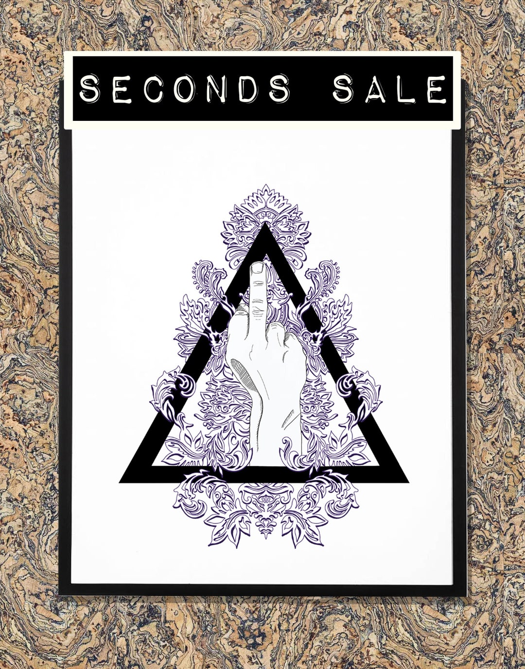 Middle Finger A4 Art Print/ Rude Art Work SECOND - Etsy