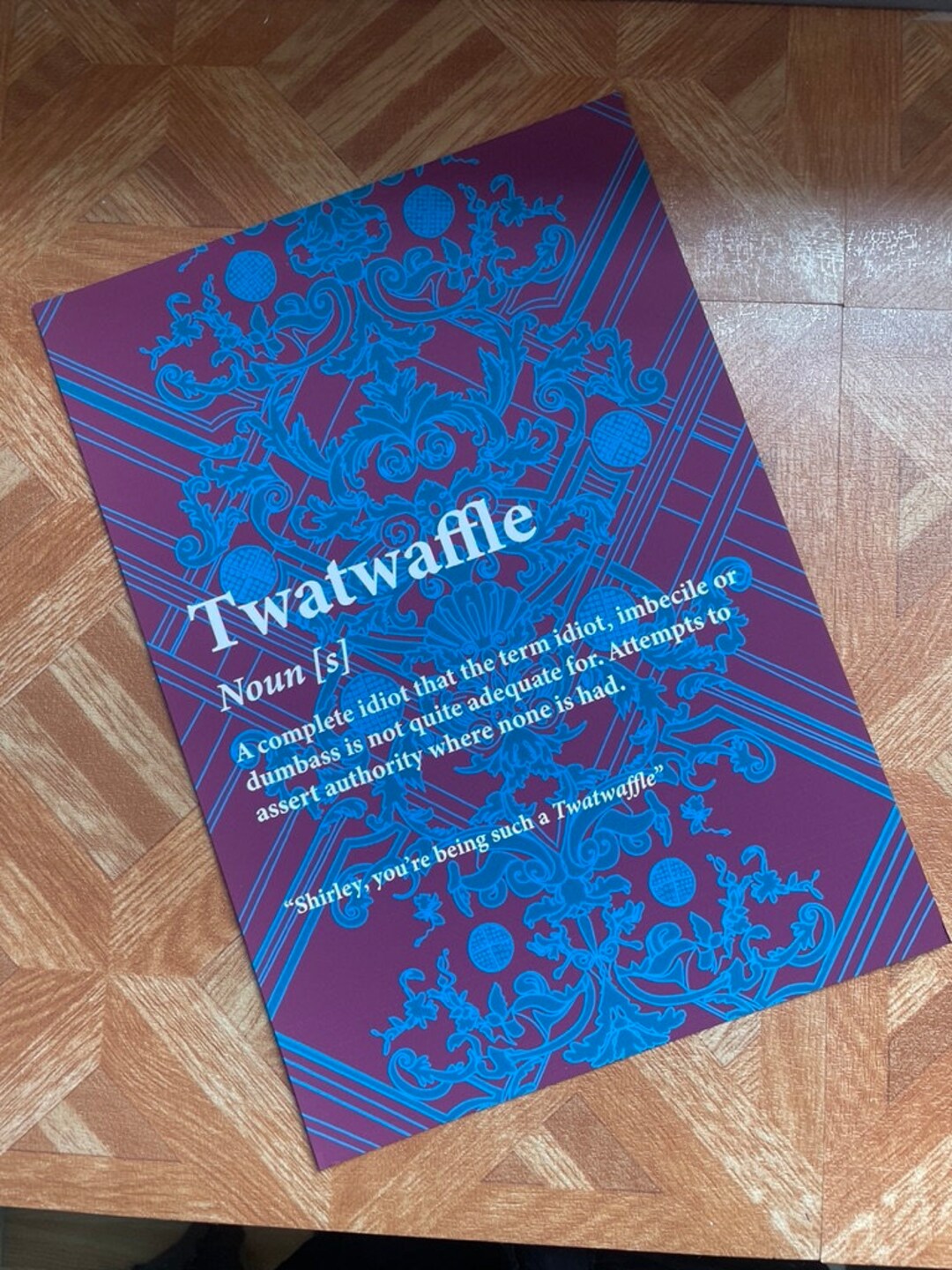 Twatwaffle Art Print/ Offensive Art/illustration/rude Art/swear ...