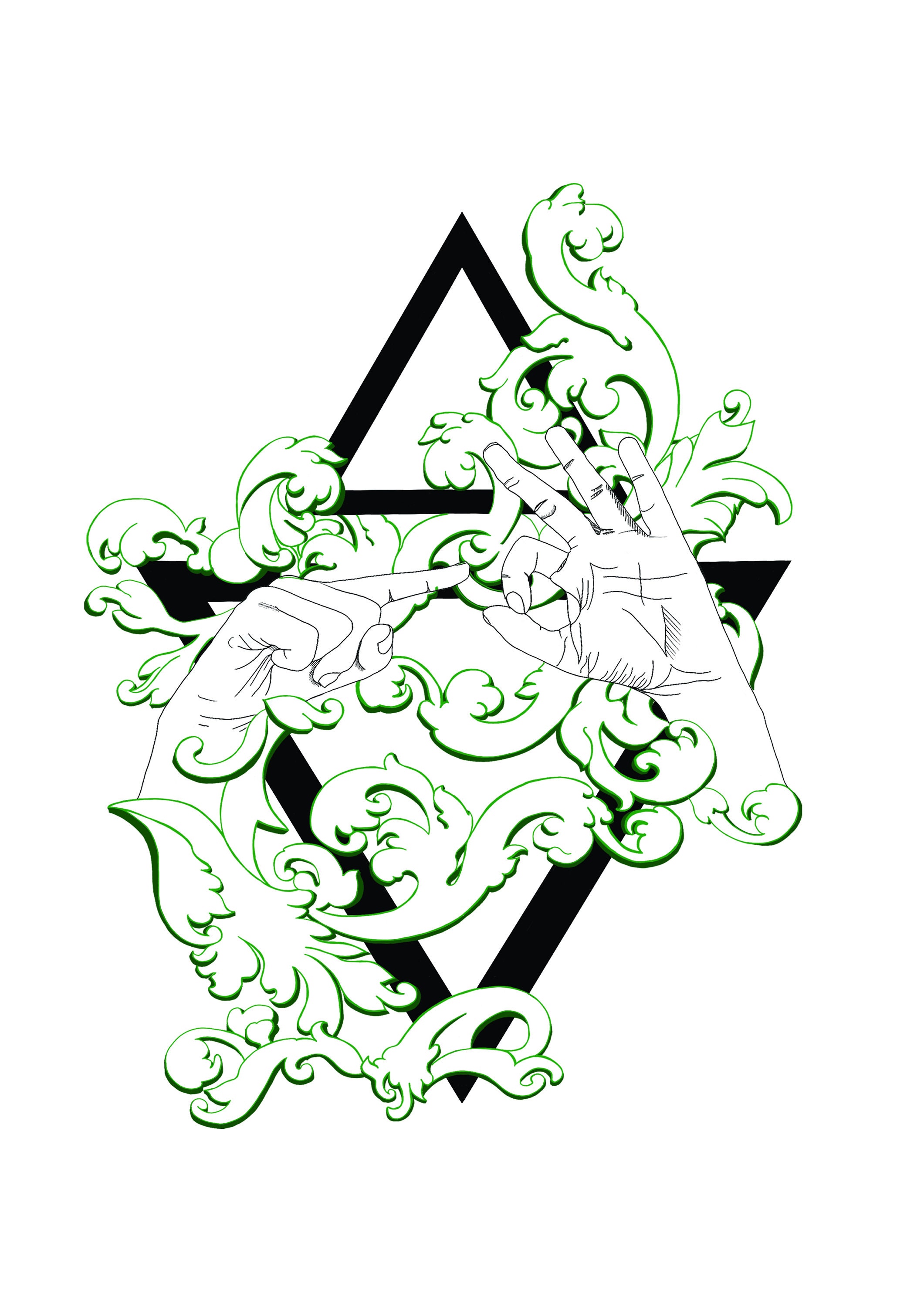 Sex Gesture A4 Art Print/ Rude Art Work/illustration - Etsy